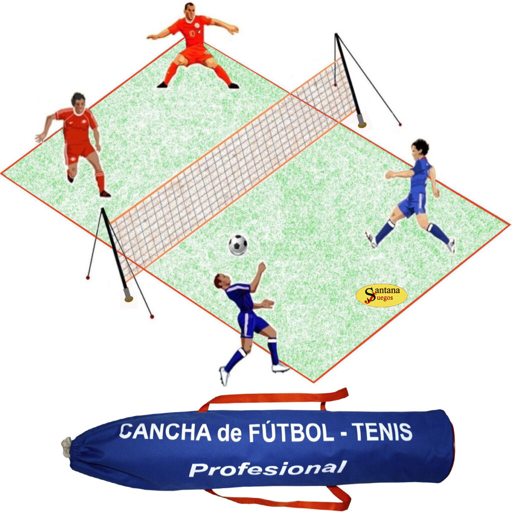 Cancha Futbol Tenis Profesional Red 4 Metros Santana Juegos - Santana ...