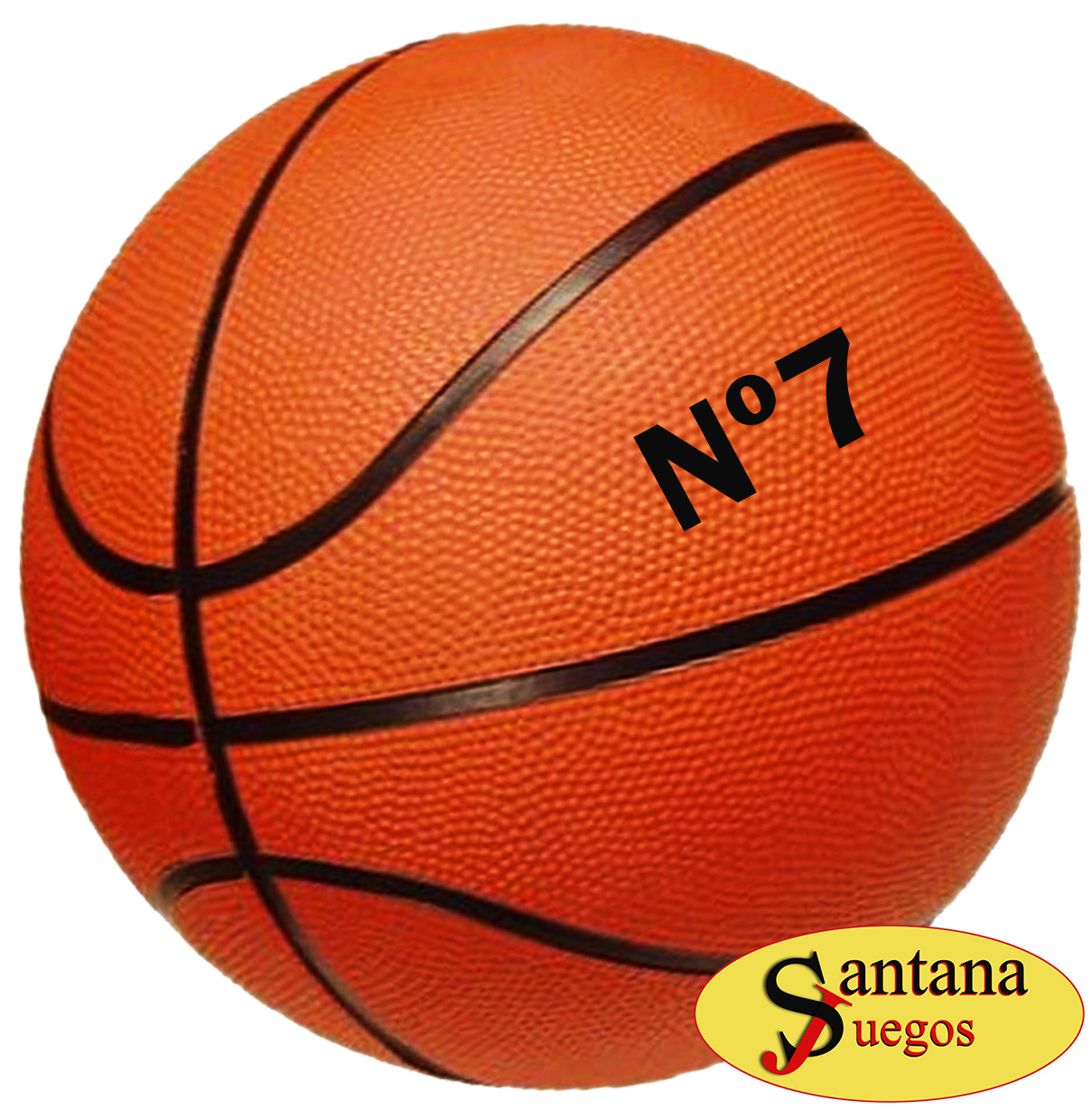 Pelota Basketball Nº7 Goma Oficial - Santana Juegos
